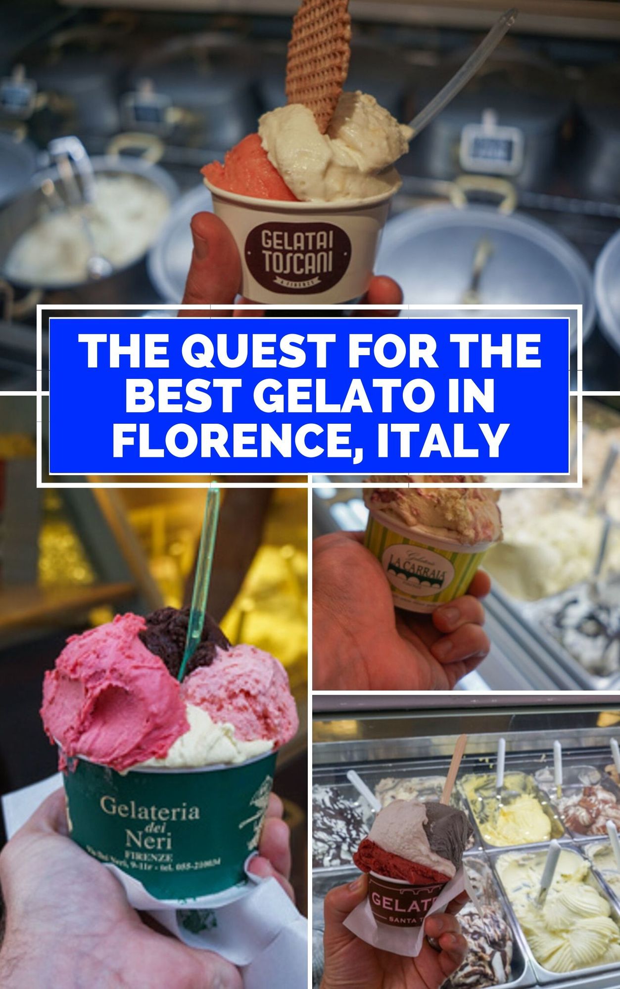 The Quest for the Best Italian Gelato in Florence, Italy