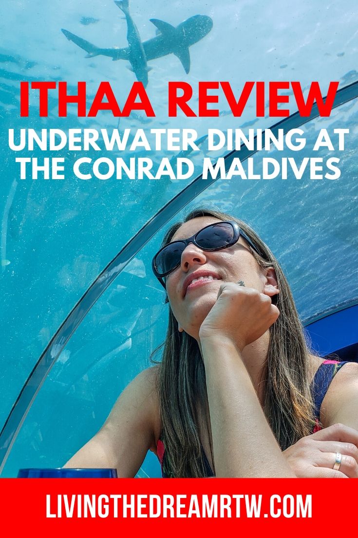 Ithaa at the Conrad Maldives Review - Dining in an Underwater Restaurant